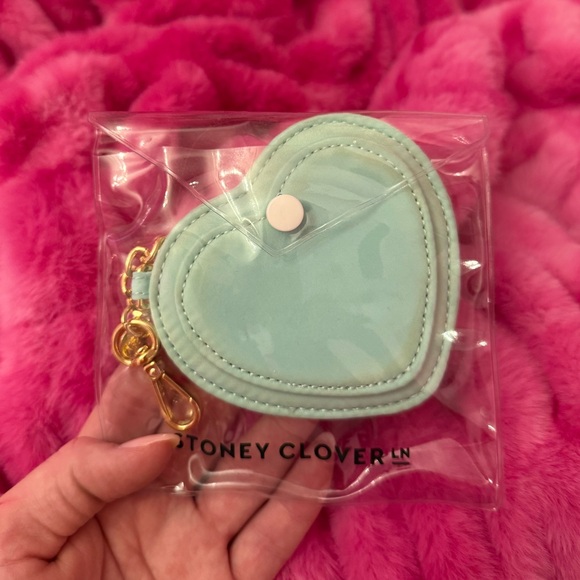 Stoney Clover Lane | Bags | Blue Heart Keychain Stoney Clover Lane Nwt ...
